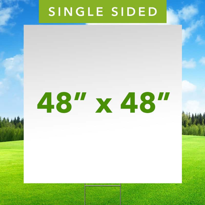 Custom Yard Signs You Can Create on SignWay. Order Online!