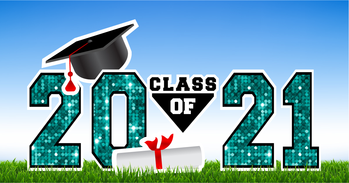 Graduation Letter Set | Class of 2022 | For Yard Decor | SignWay