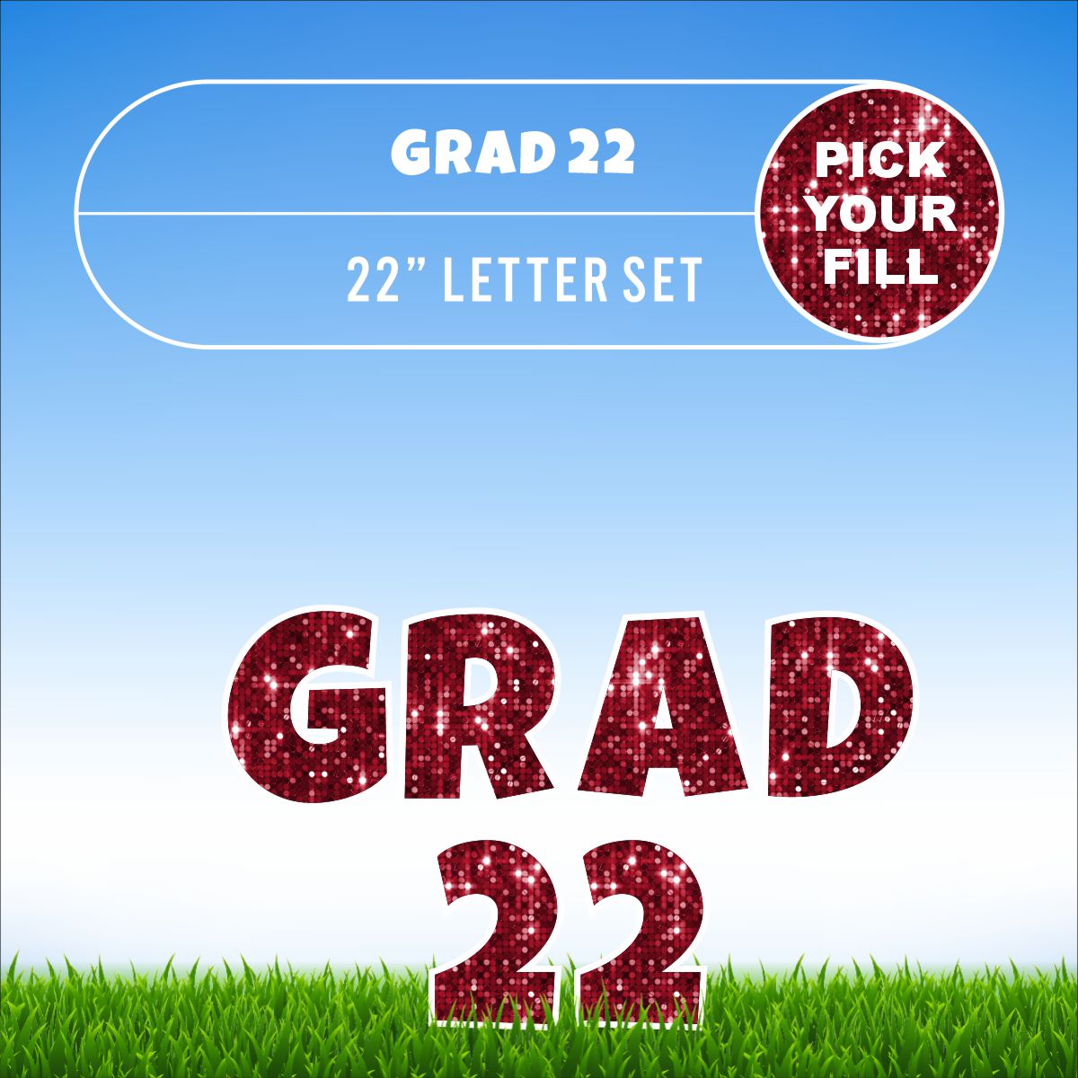 Graduation Letter Sets | SignWay
