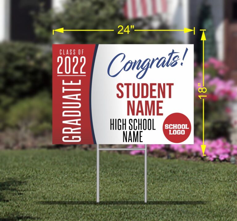 Honor our Seniors 2 | High School Graduation Yard Sign | SignWay