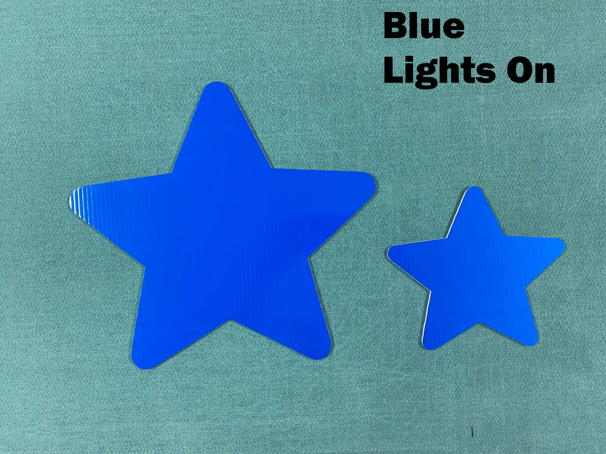 2 Pack reflective Stars | Add on Yard decor | SignWay