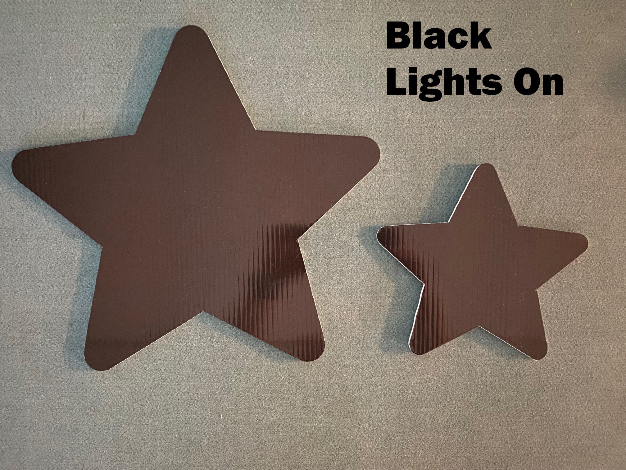 2 Pack reflective Stars | Add on Yard decor | SignWay