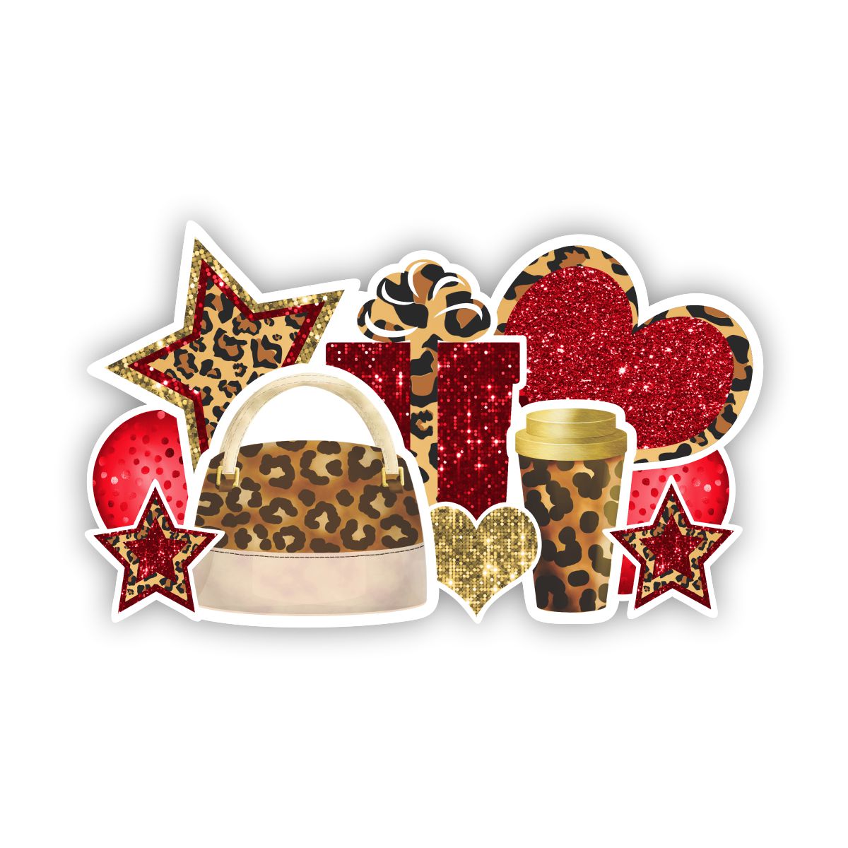 Red Leopard Birthday | Quick-Flair | For Yard Decor | SignWay
