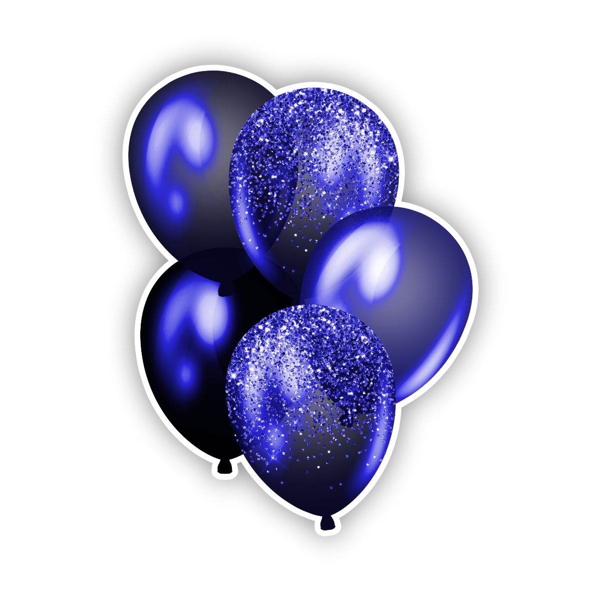 Deep Blue Balloon Bouquet | For Yard Decor | SignWay