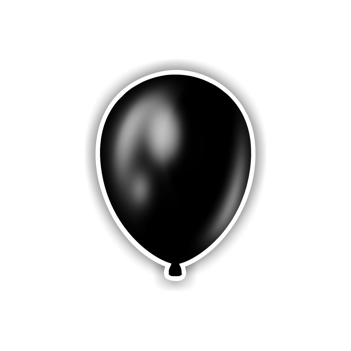 Black | Single Balloons | Add On Yard Decor | SignWay