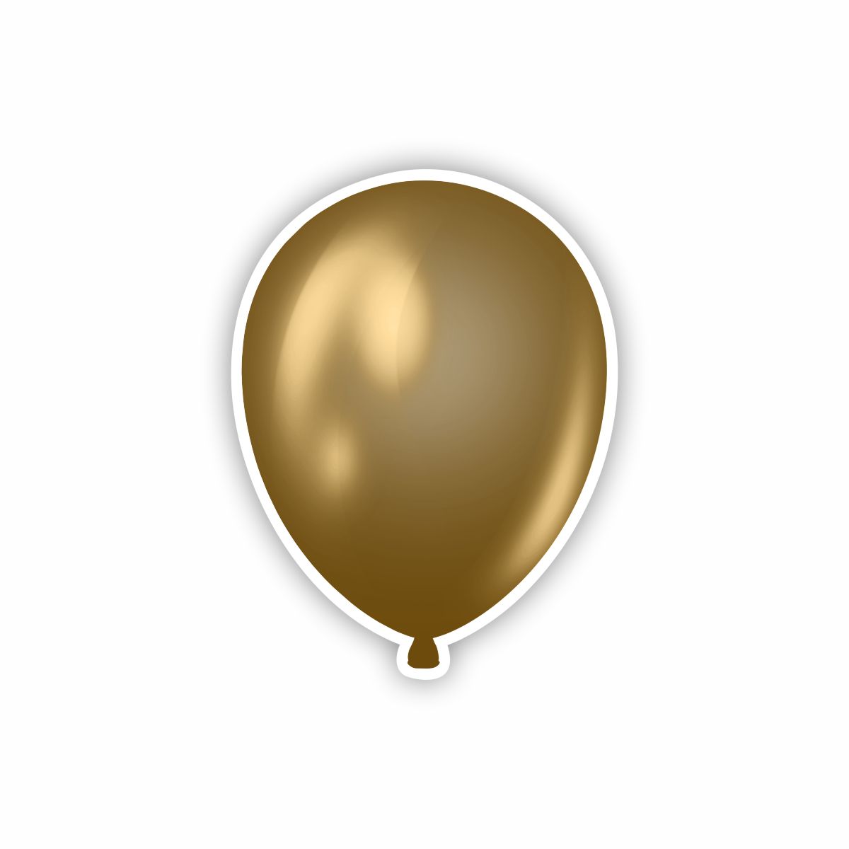 Solid Gold Balloon | Add On Yard Decor | SignWay