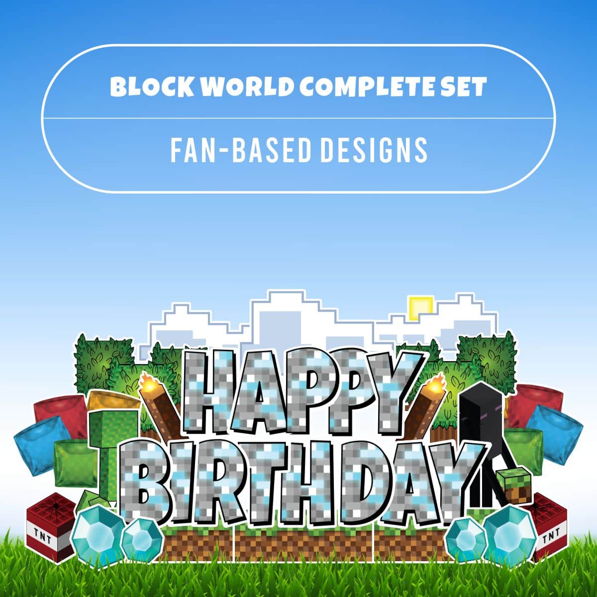 Melon Party HBD Set | Fan-Based Designs | SignWay