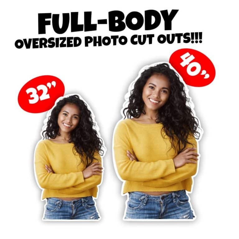 Full Body Custom Cutouts | UV Printed 4mil Coroplast | SignWay